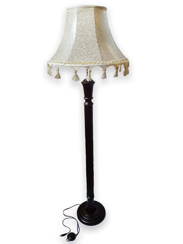 Lampadar lemn dc 1*e27, 170cm inaltime, picior lemn masiv venghe ...