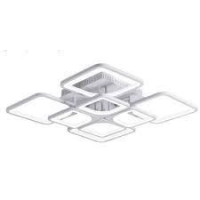 Candelabru cu design patrat cu LED ,cu telecomanda,lustra led L8831/8 ...